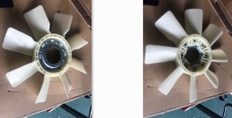 Japanese Truck Parts Engine Cooling Fan Blade / Radiator Fan For ISUZU ...